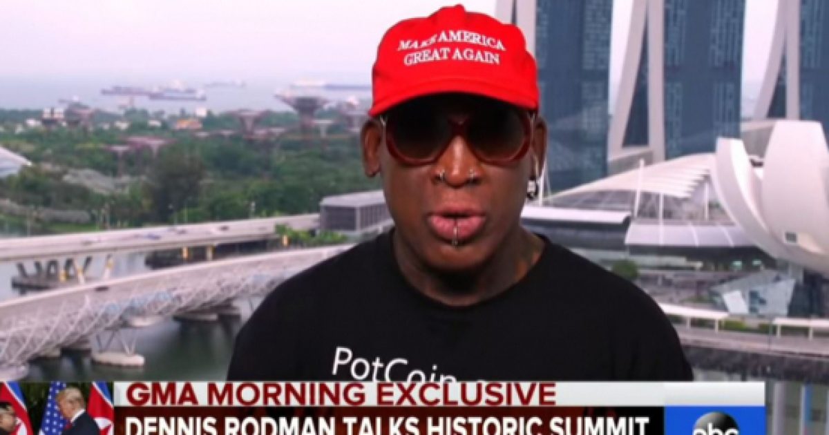 Dennis Rodman praised Donald Trump's successful meeting while in ...