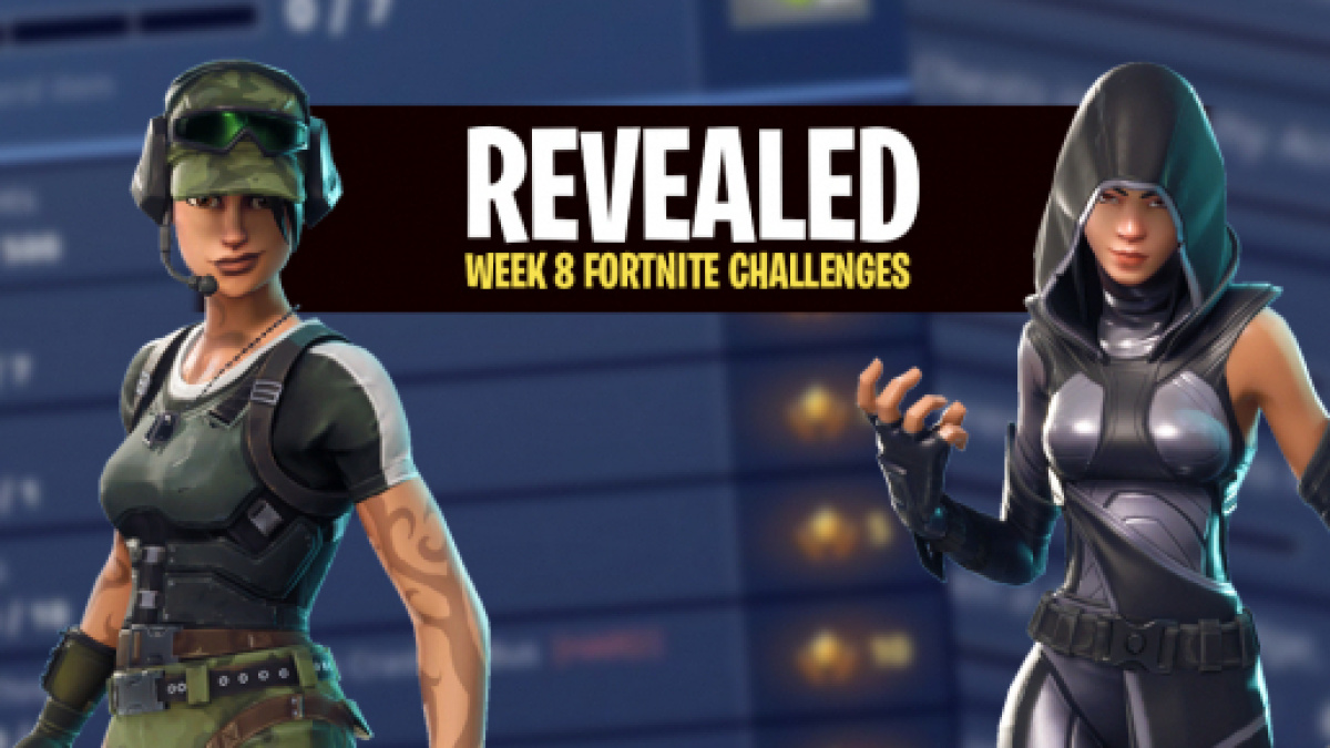 Week 8 'Fortnite' challenges: Headshot damage, chests, suppressed ...