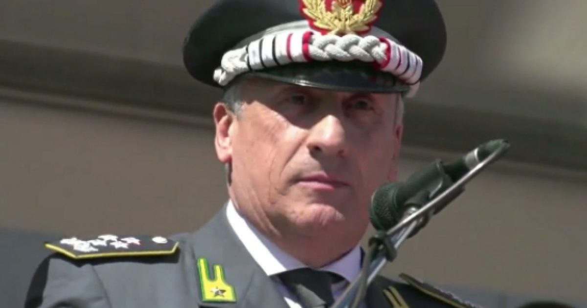 Il generale Toschi al Quirinale per i 244 anni della Guardia di finanza