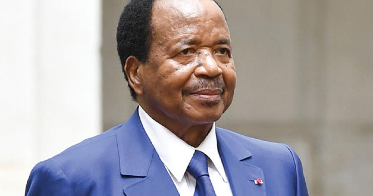 Le président Paul Biya du Cameroun se déclare pour l'élection ...