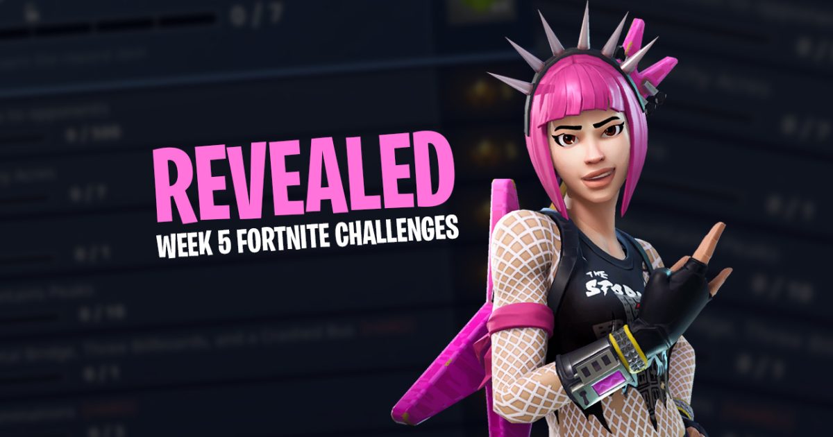 Fortnite Battle Royale season 5, week 5 challenges revealed, include ...