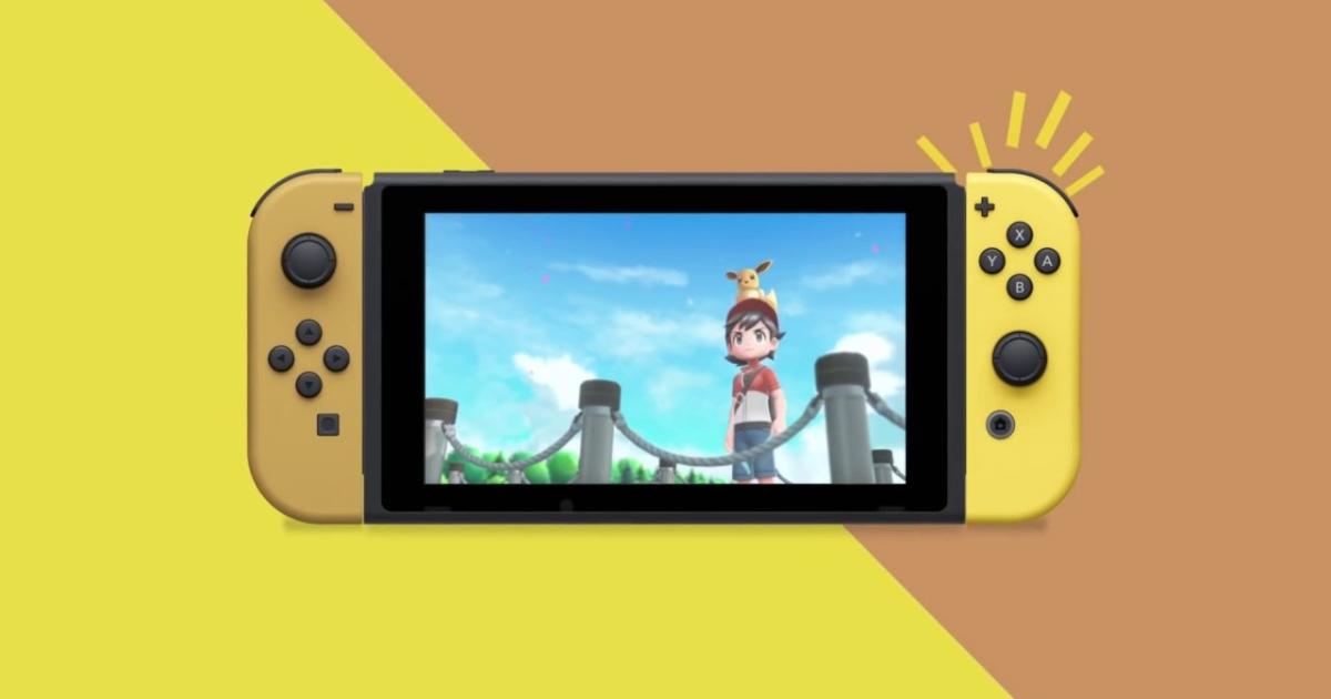 Nintendo announces Pokemon: Let's Go themed special edition Nintendo Switch