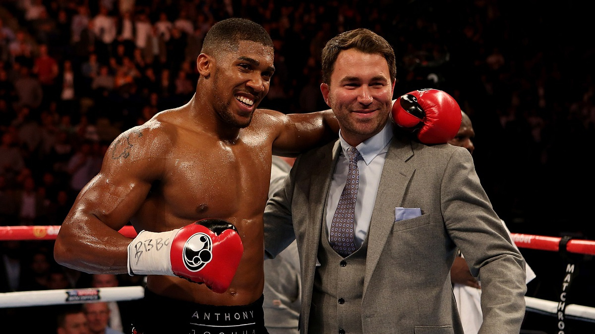 Anthony Joshua verso il match mondiale, Hearn: 'Ruiz o Hunter sarebbero ...