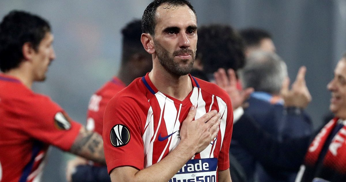 La hinchada del Atlético de Madrid se despide de Godín con un sentido ...