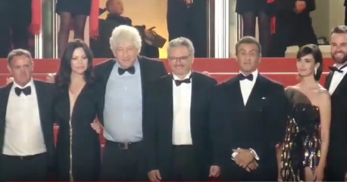 Sylvester Stallone attends Cannes film festival to promote Rambo sequel ...