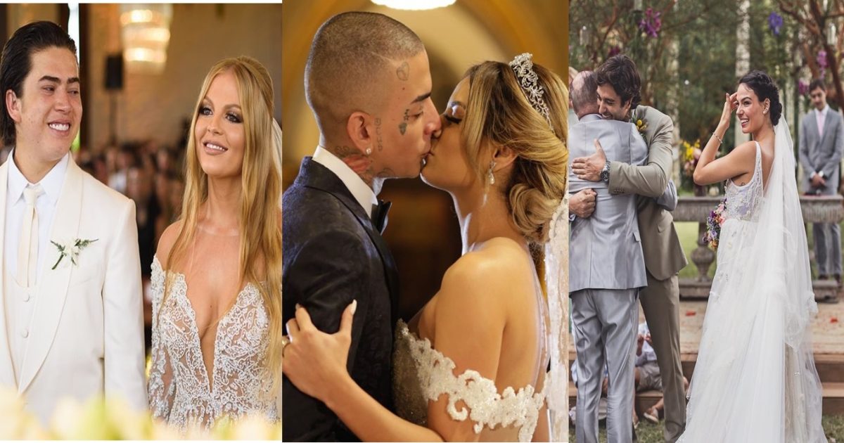 6 casamentos de famosos que deram o que falar em 2018