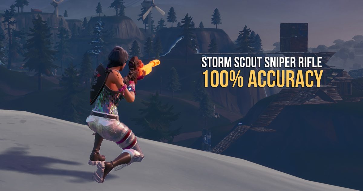 This overpowered Storm Scout Sniper Rifle exploit gives players a 100 ...