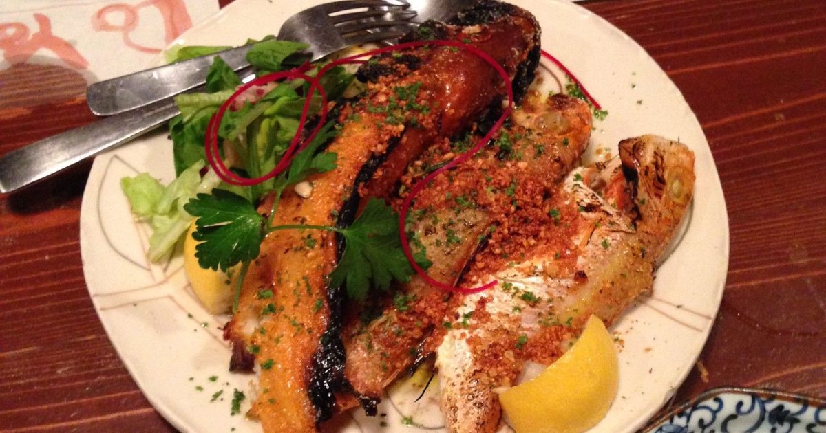 Broiled catch with lemon, dill and butter recipe