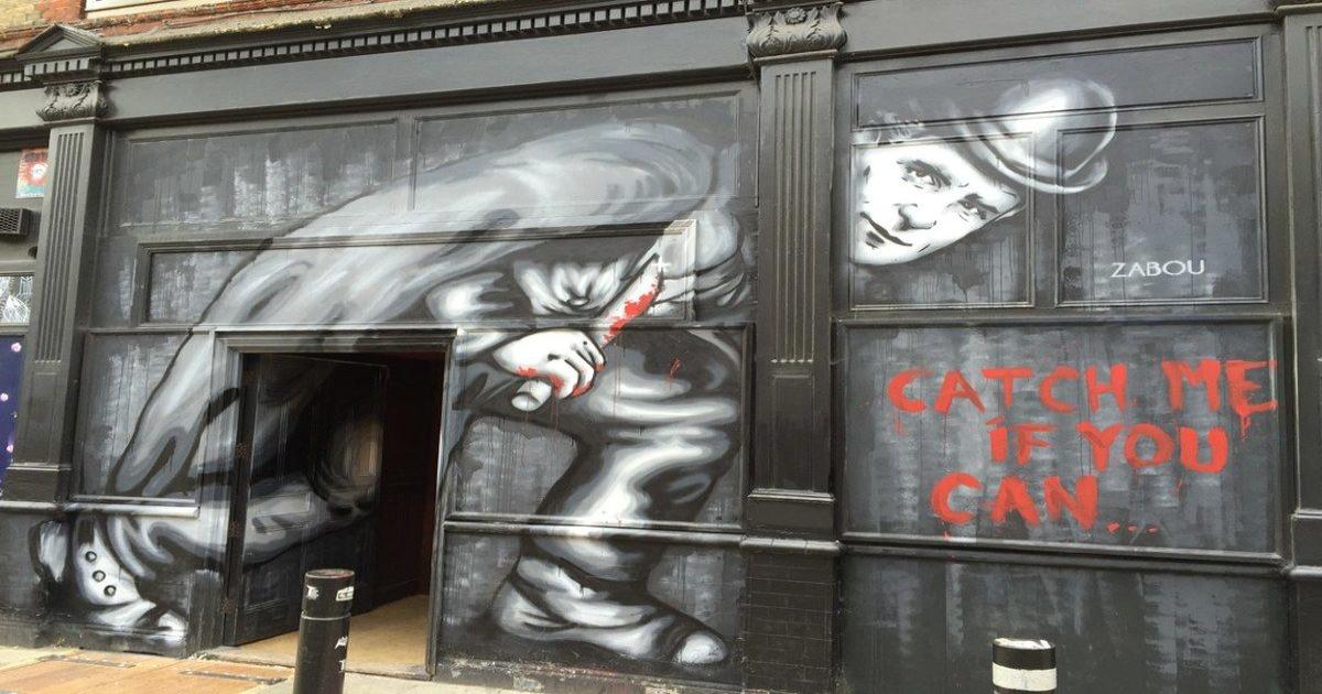 London street art detailing 'Jack the Ripper' gets whitewashed