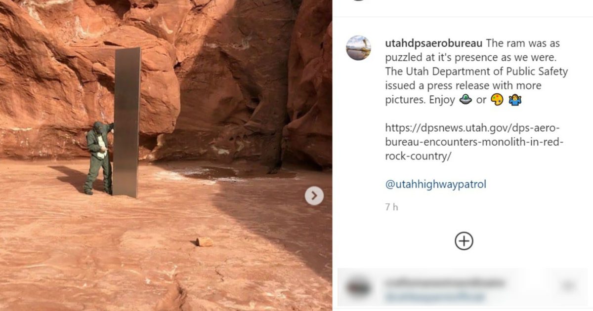 Un monolite misterioso scompare negli Usa e uno appare in Romania