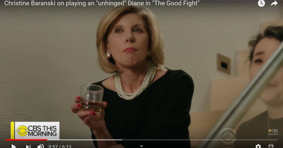 Christine Baranski remains daring and delectable in a cat suit on ‘The ...