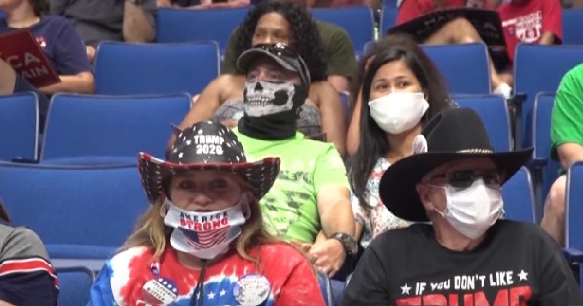 Donald Trump faced empty seats in his comeback rally in Tulsa