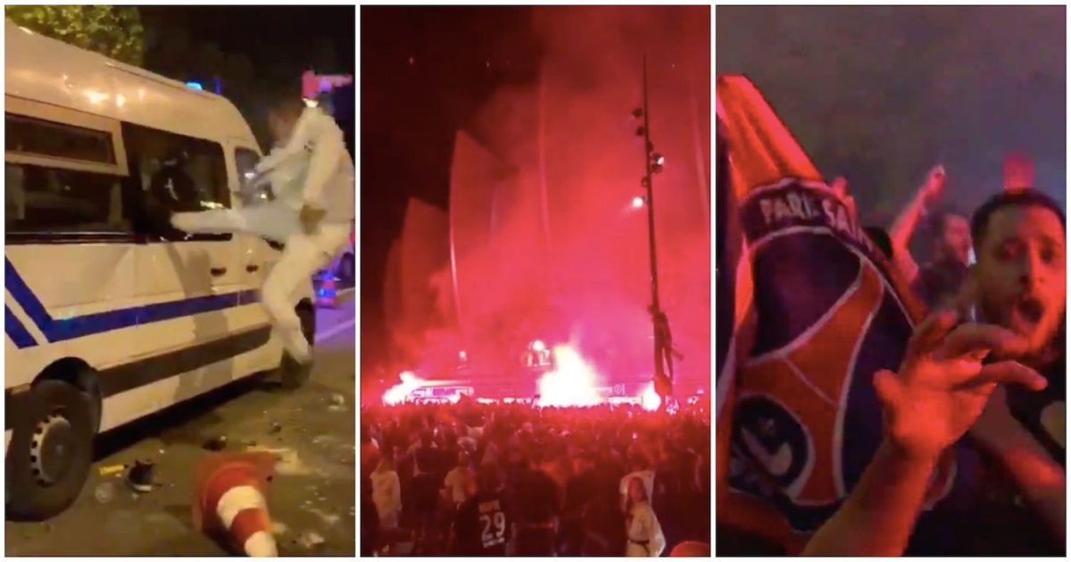 PSG en finale : Fête et débordements sur les Champs-Elysées suite à la ...