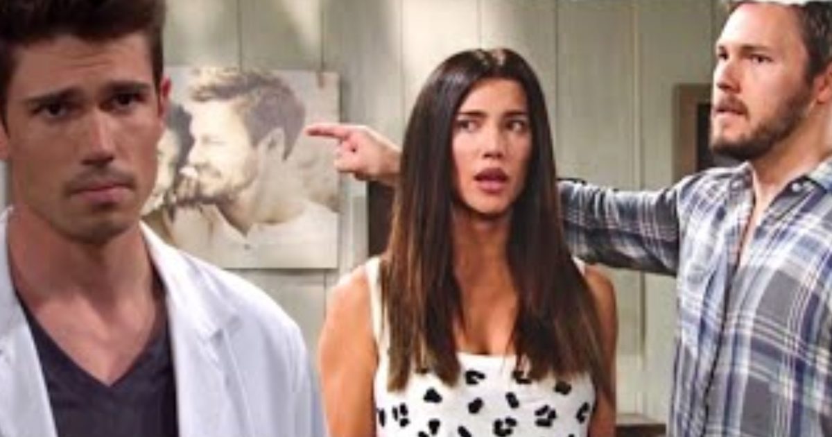 Beautiful, trame Usa: Steffy bacia John, Liam contrario alla loro relazione