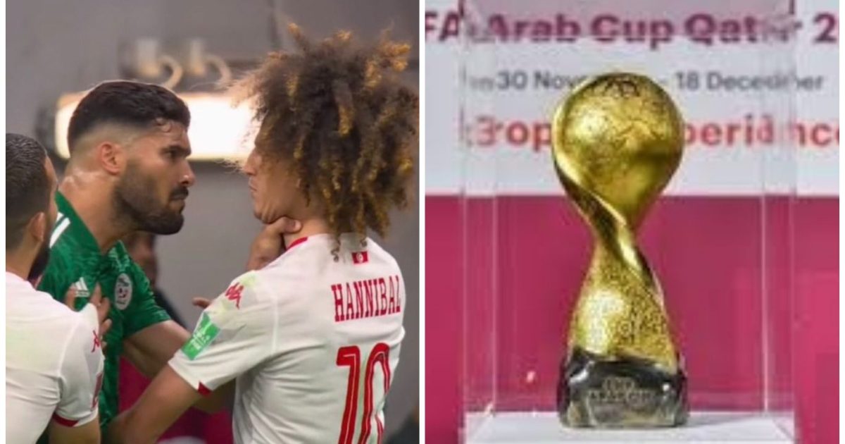 Coupe arabe : l'altercation entre Hannibal Mejbri et Hocine Benayada ...