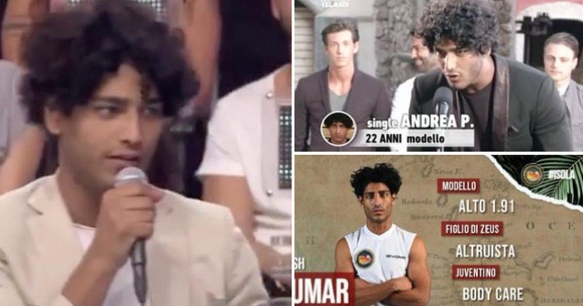 Isola, nomi diversi per Akash in ogni apparizione tv: a 'Ciao Darwin' era Pablo Romeo