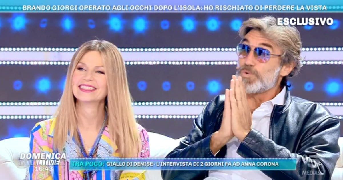 Domenica Live, Brando Giorgi si racconta: 'Non vedevo più dall'occhio ...