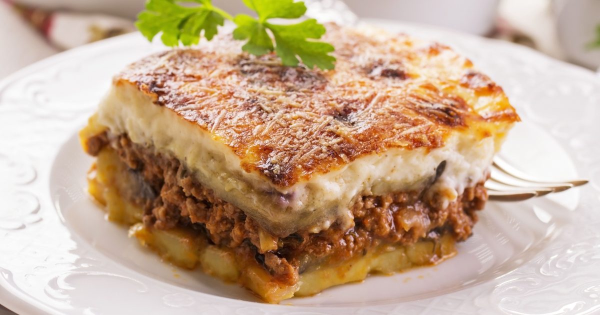 Moussaka: um prato difundido no Oriente Médio e na Europa