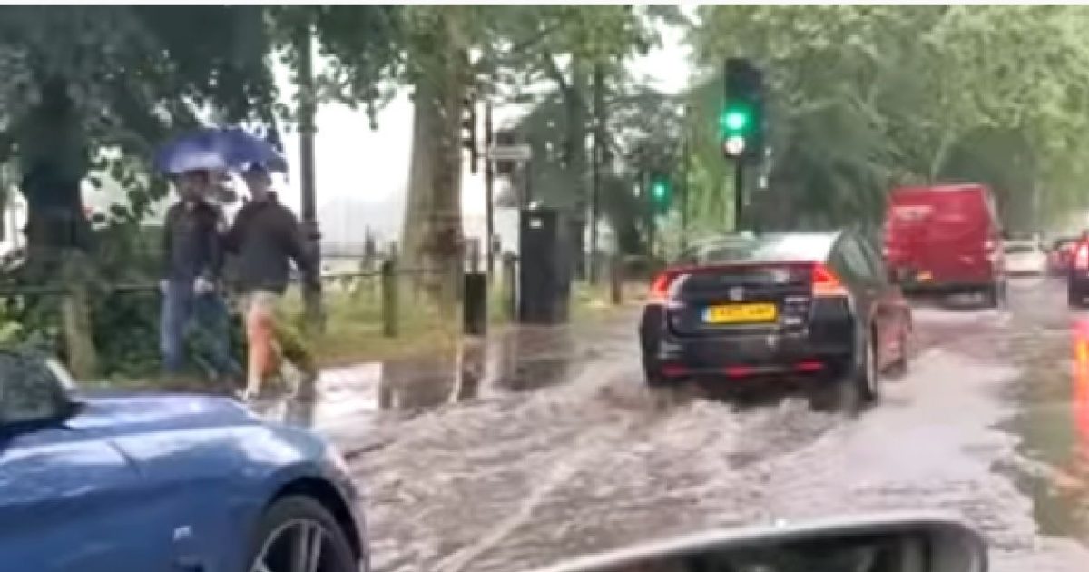 Flash floods in London disrupt lives and leave people stranded
