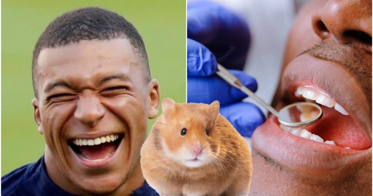 Kylian Mbappé se fait arracher une dent et pose avec son dentiste, la ...