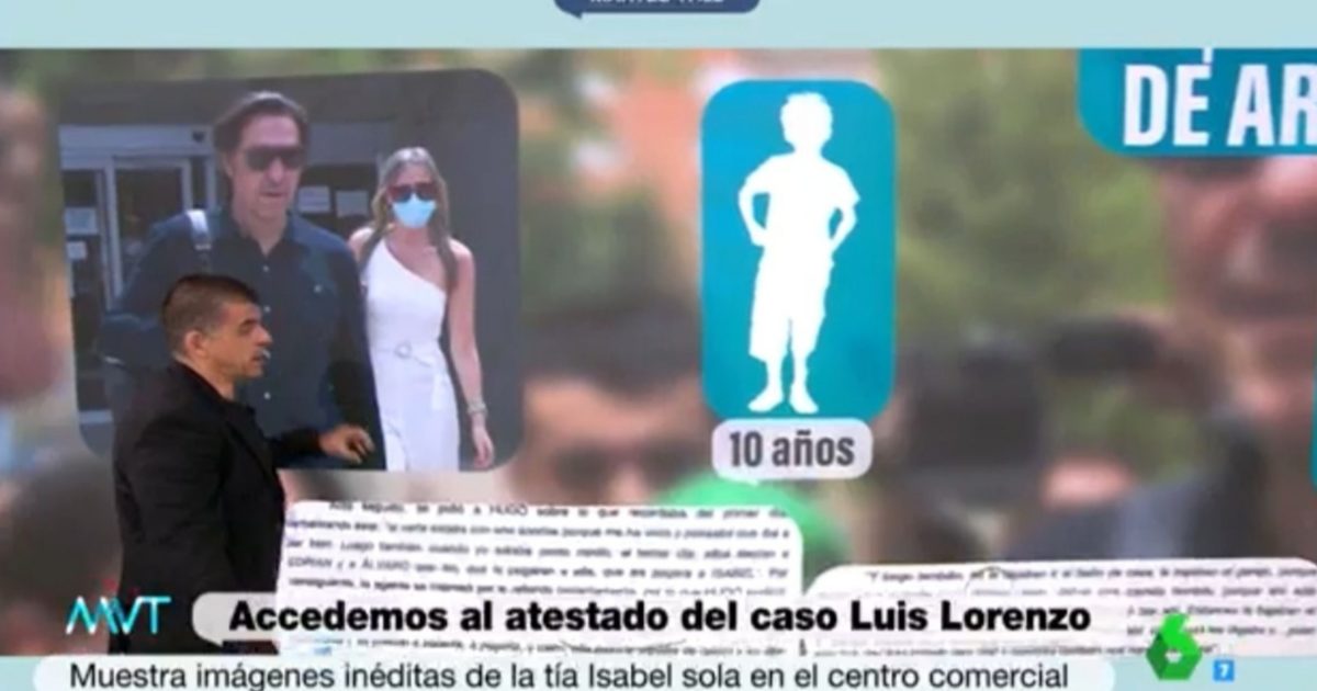 El hijo de Luis Lorenzo confirma que la tía Isabel fue maltratada por ...
