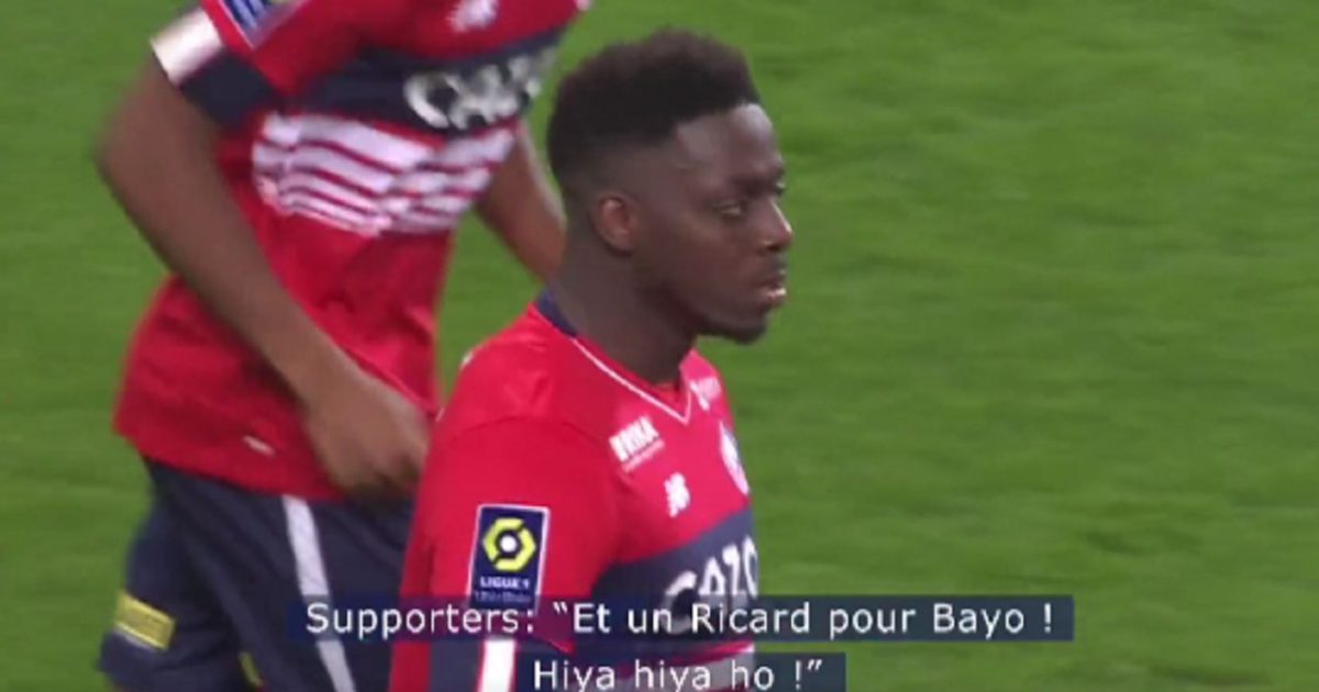 'Et un ricard pour Bayo', la réaction de l'attaquant sur le chant des supporters lillois