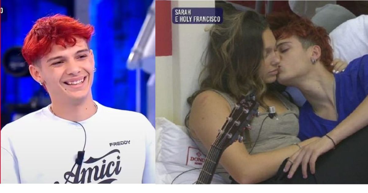 Amici 23, Holy Francisco bacia Sarah, fan spiazzati: 'La fidanzata ...