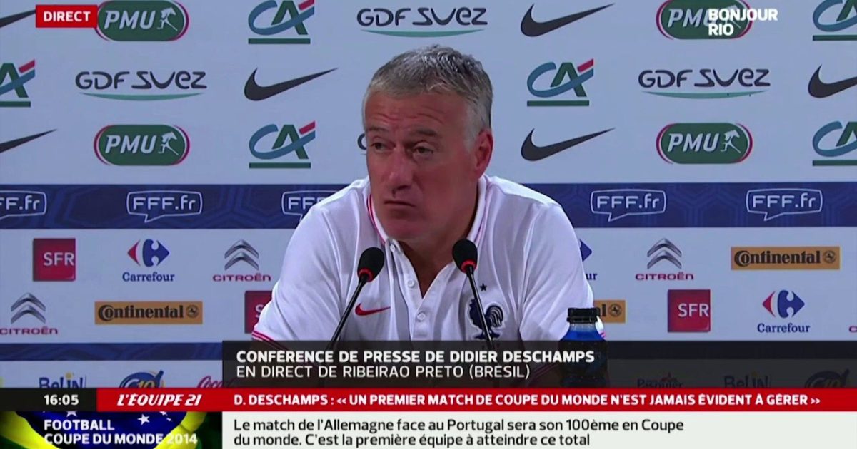 Giroud, WZE, Kolo Muani, Deschamps s'est montré taquin en conférence de presse (video)