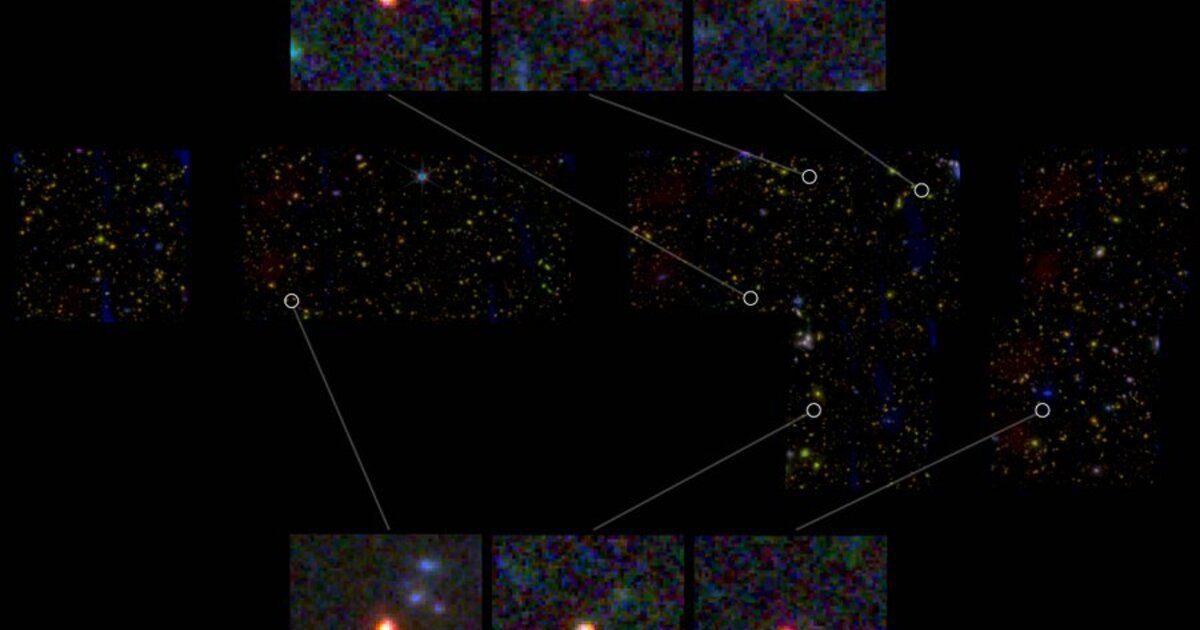 Le télescope James-Webb rapporte des images de galaxies massives qui ...
