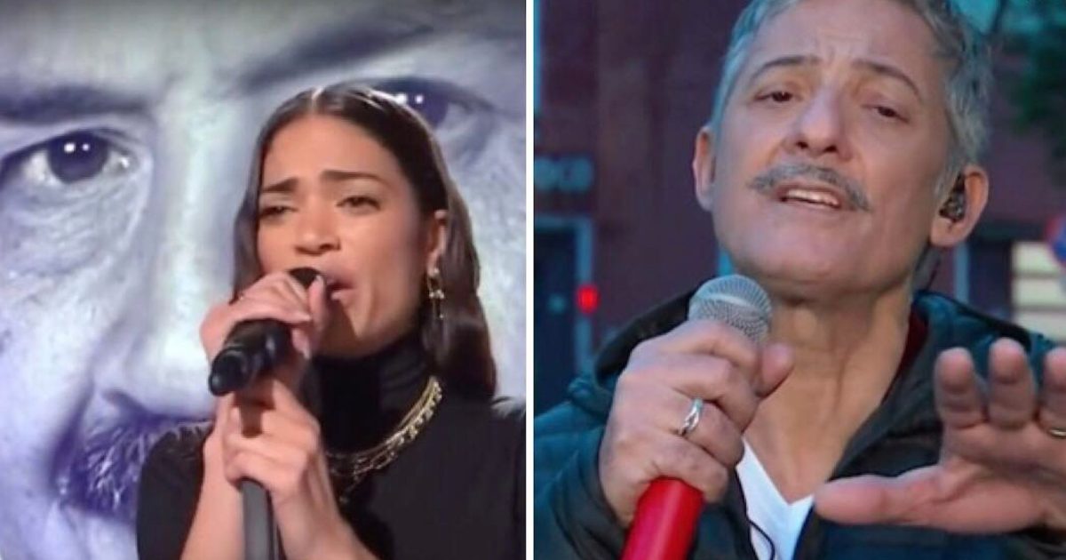 Elodie e Fiorello ricordano Costanzo e cantano 'Se telefonando' in tv