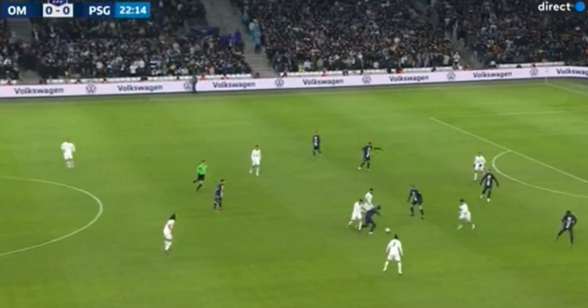Le pressing à 8 joueurs de l'OM face au PSG impressionne (vidéo)