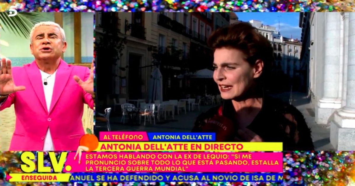 Antonia Dell’Atte habla en ‘Sálvame’ sobre Ana Obregón: 'Espero que ...