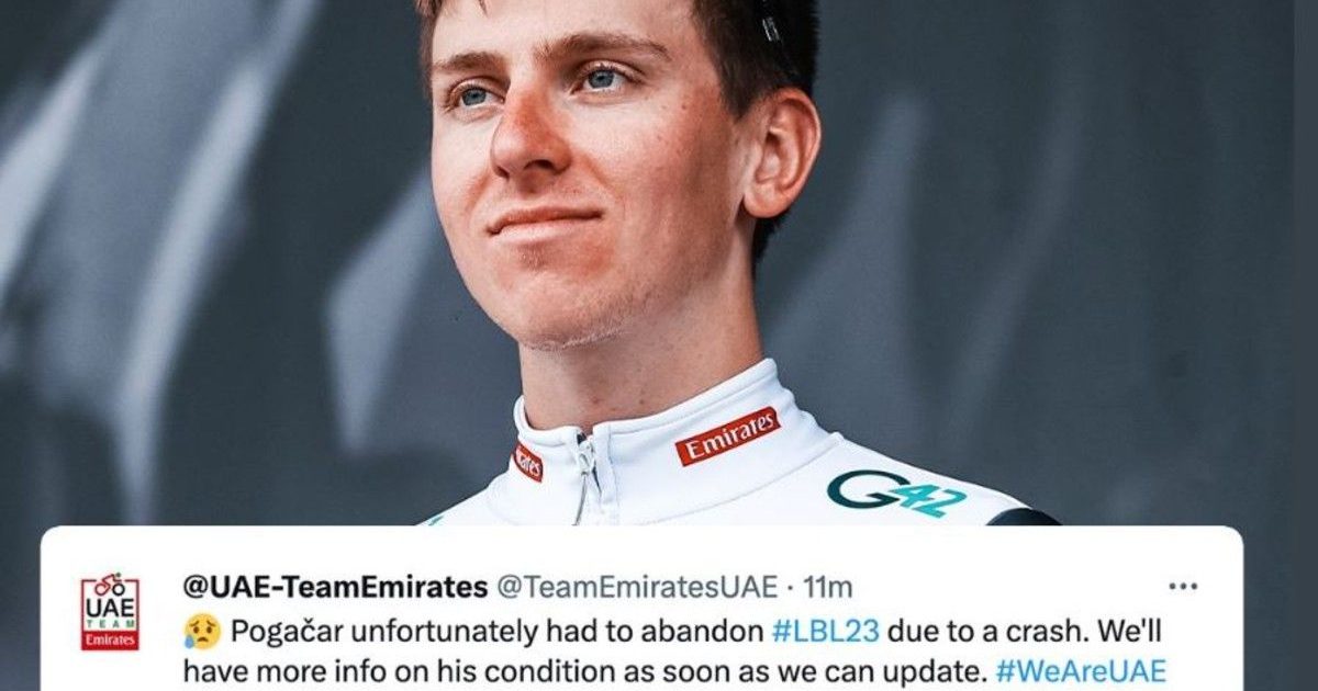 Ciclismo, la Liegi di Tadej Pogacar finisce con un ritiro a 170 ...