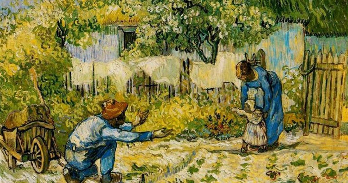 Male parenting pictured in painting: the pros and cons