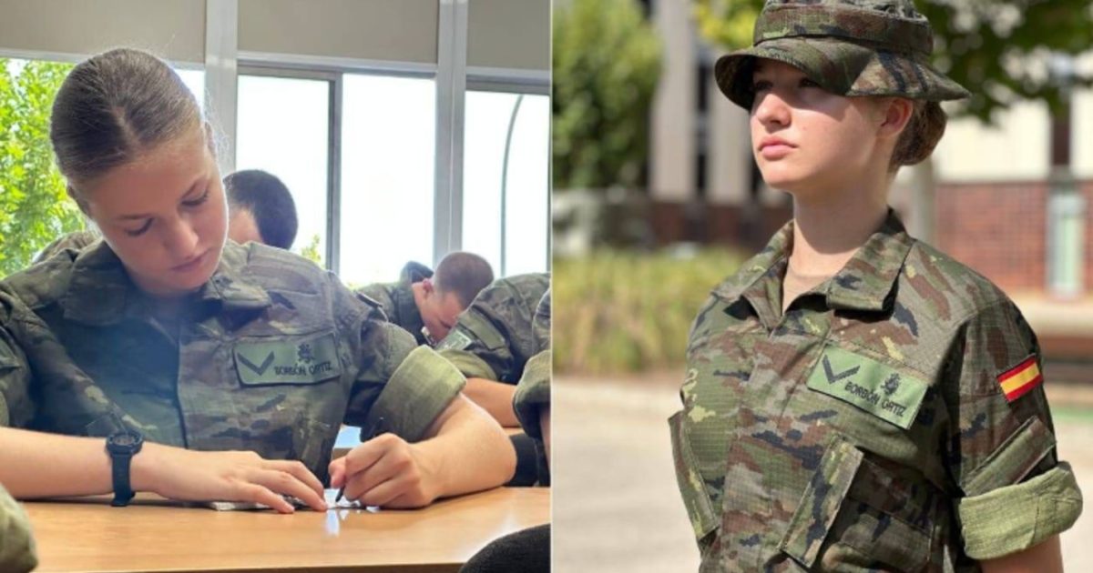 La Casa Real publica las primeras imágenes de la Princesa Leonor con su uniforme militar