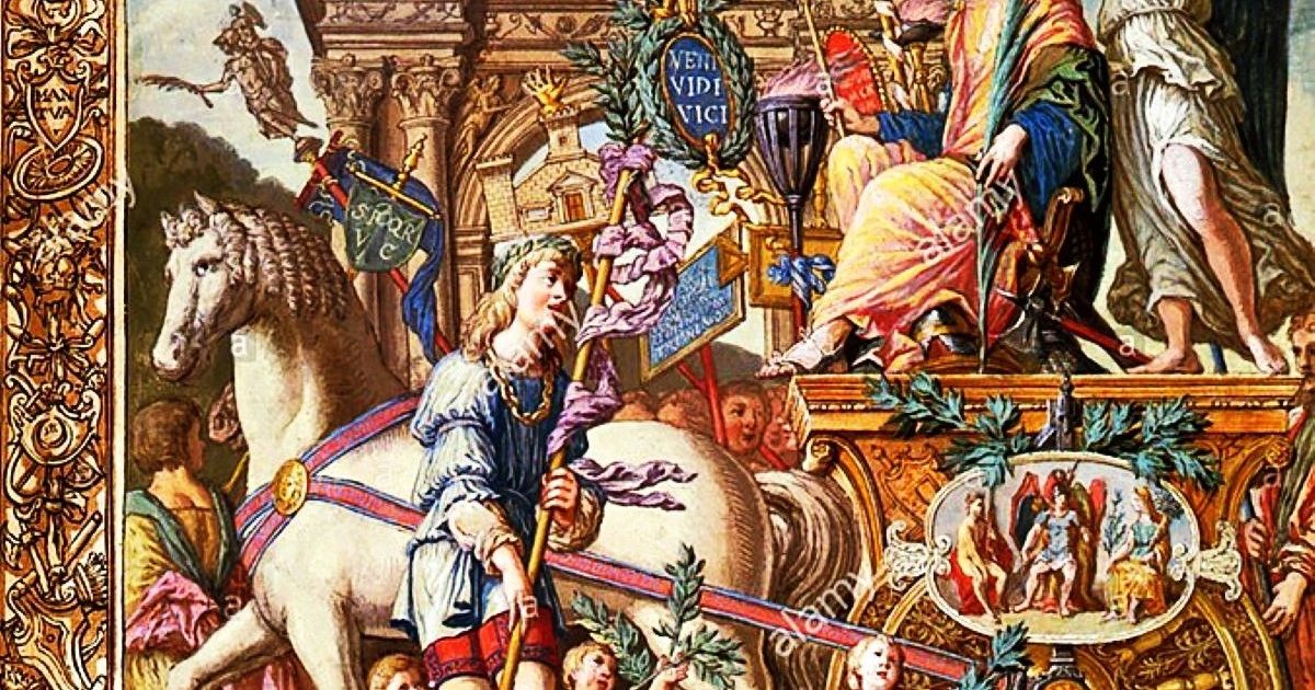 'Triumph of Caesar' in glorious detail at London's National Gallery