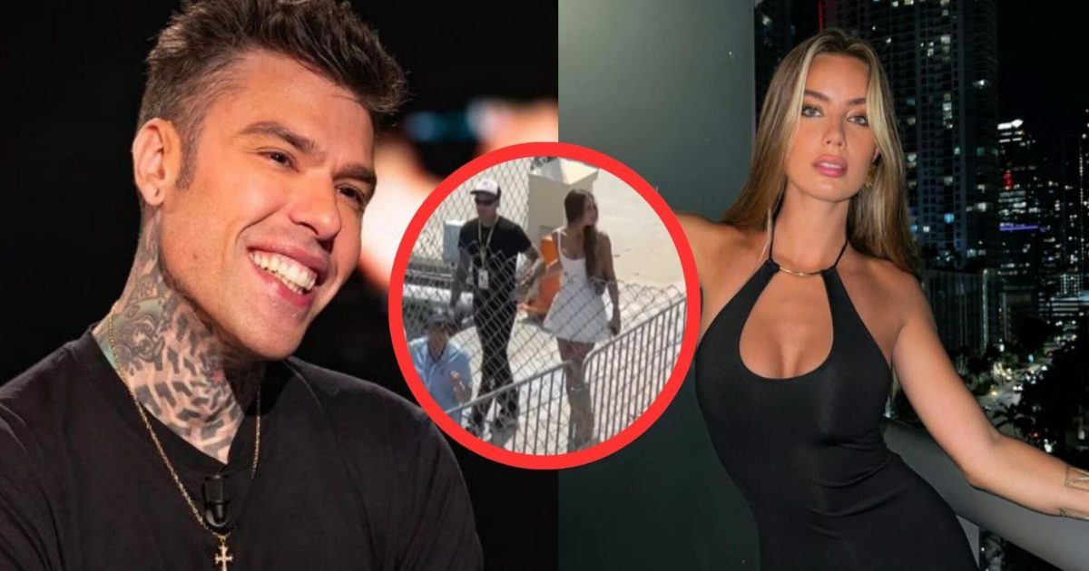 Fedez al GP di Monaco con la modella francese Garance Authié (Video)